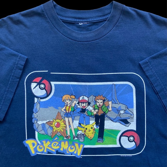 Shirts | Vintage 1999 Pokmon Tee Vtg Shirt Adult Xl 9s Anime Nintendo ...